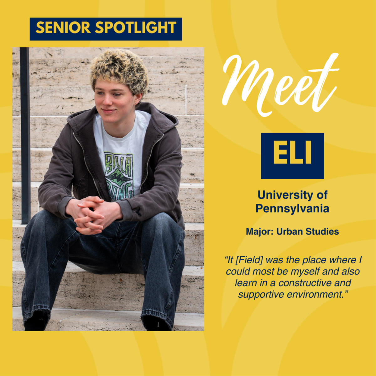 Eli '25 | News | The Field School